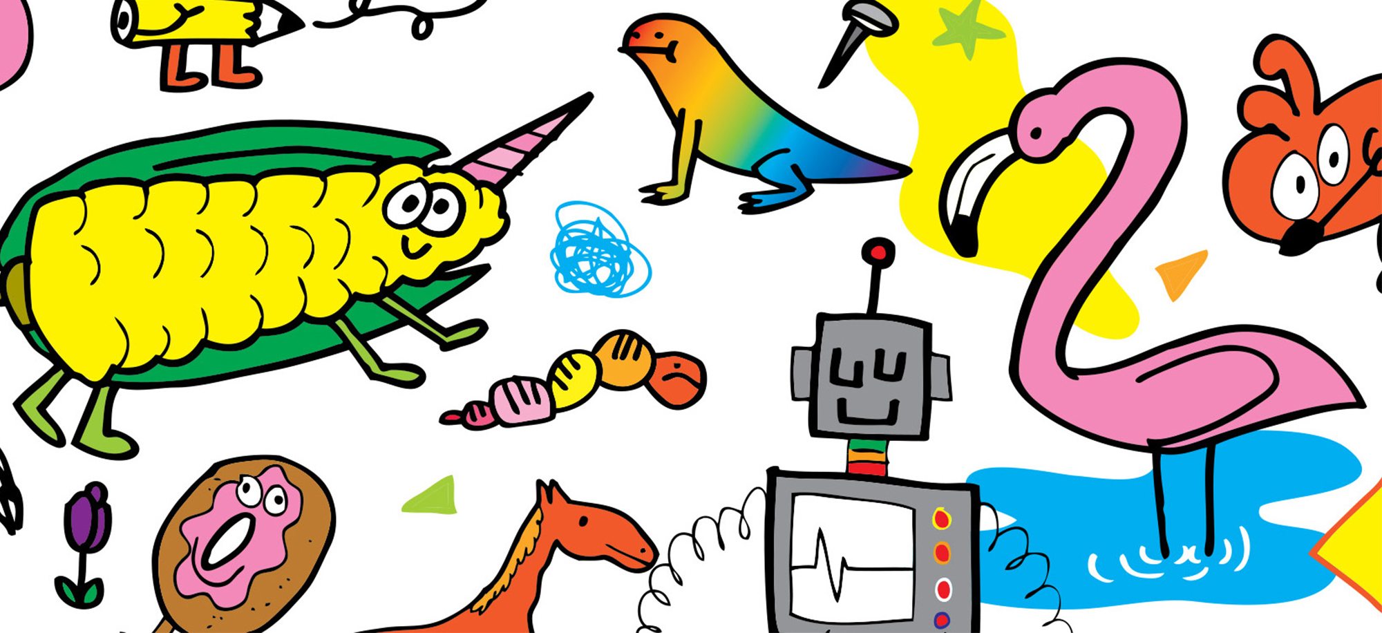 Jon Burgerman Logo Bas Berkhout Dives Into The Life & Playful Process