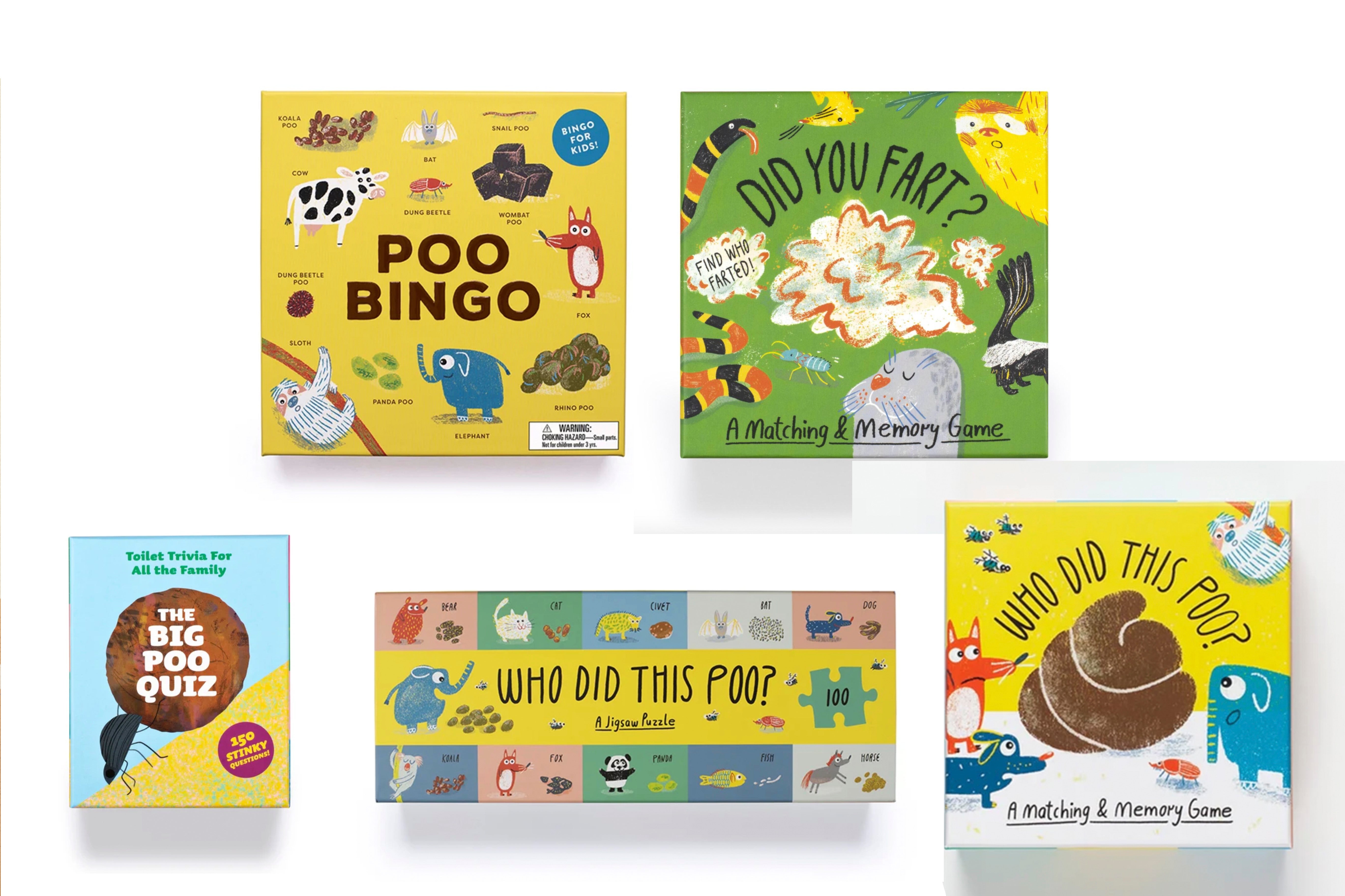 Kids Poo and Fart Game Bundle | Laurence King Publishing UK
